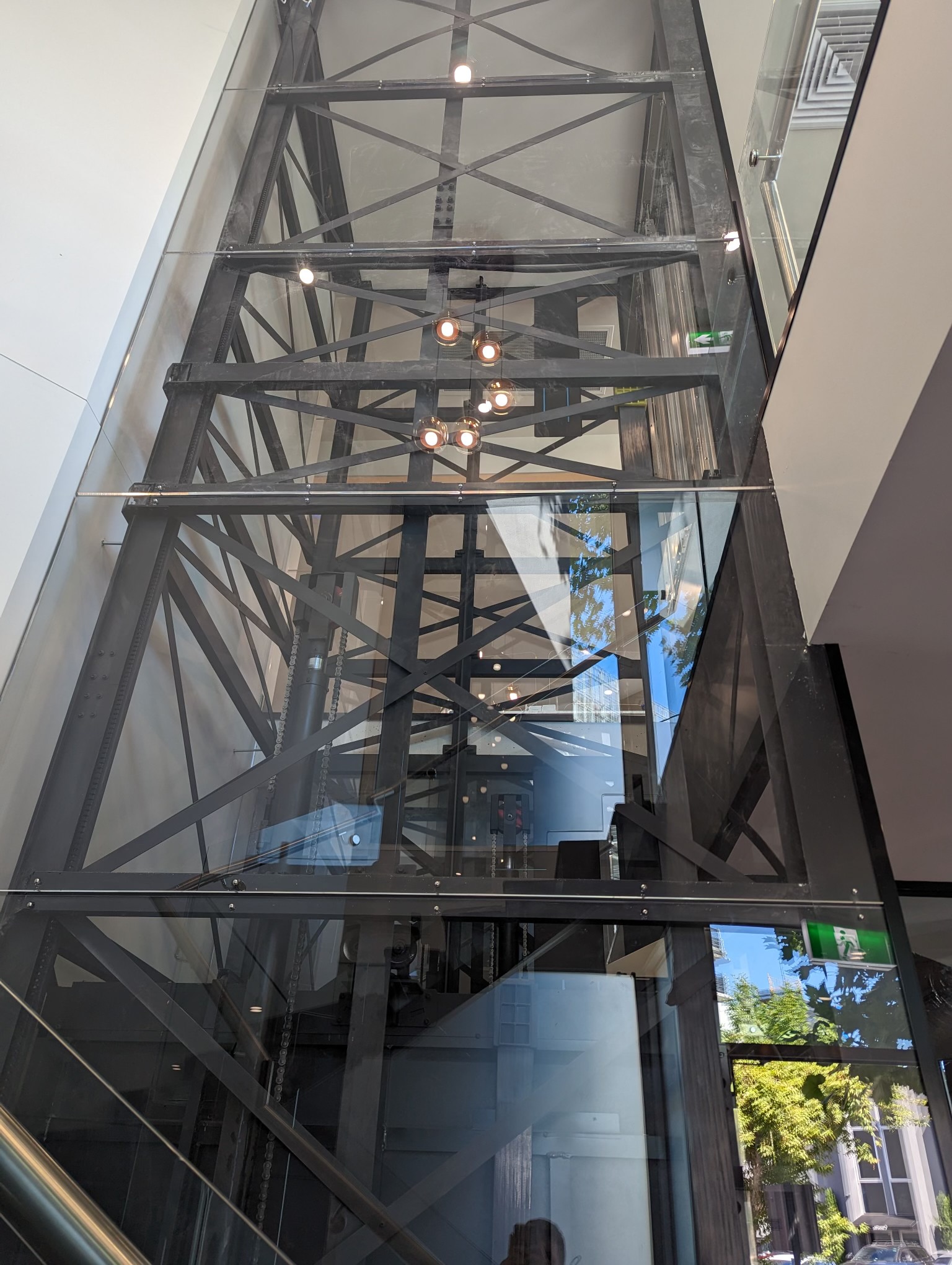 See-through Showcase: Custom Glass Shaft | Southern Lifts